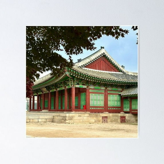 Traditional Korean Architecture â€“ Seoul Hanok Beauty Poster, 12x18 ...