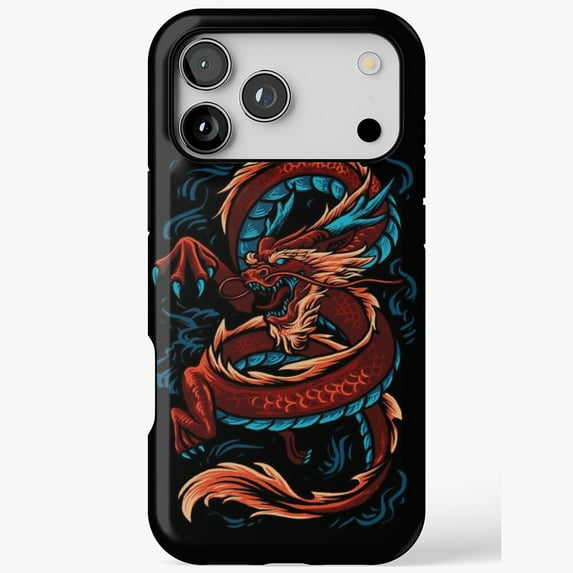 Traditional Legendary Chinese Dragon iPhone Case 17 through 11 Pro Max ...