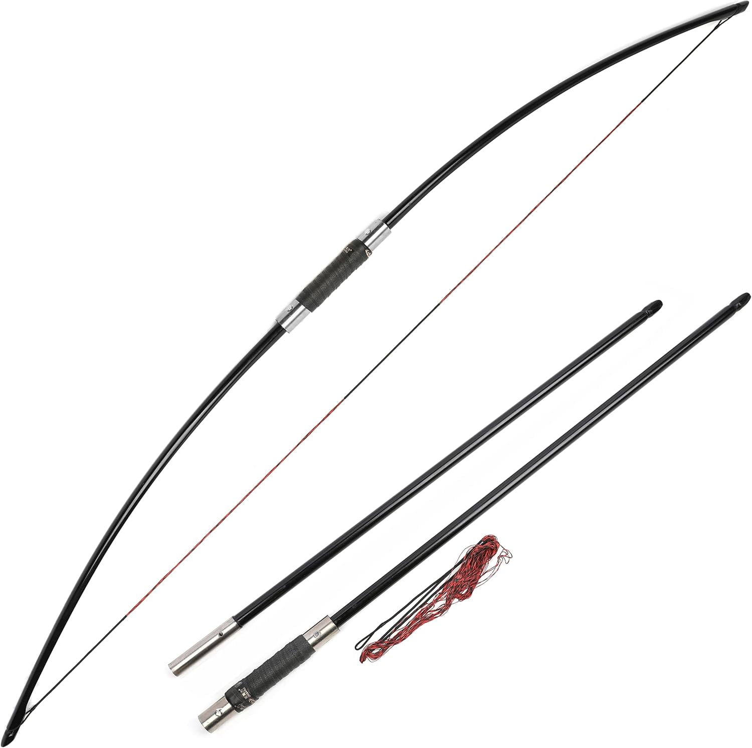 Traditional Long Bow 25-120 Lbs Takedown Recurve Bow English Longbow ...