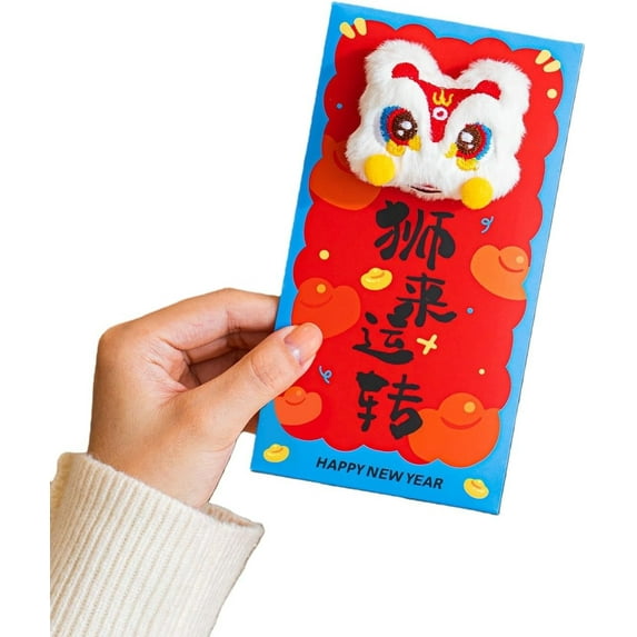 Traditional Lunar New Year Red Envelopes - Festive Money Gift Pockets ...