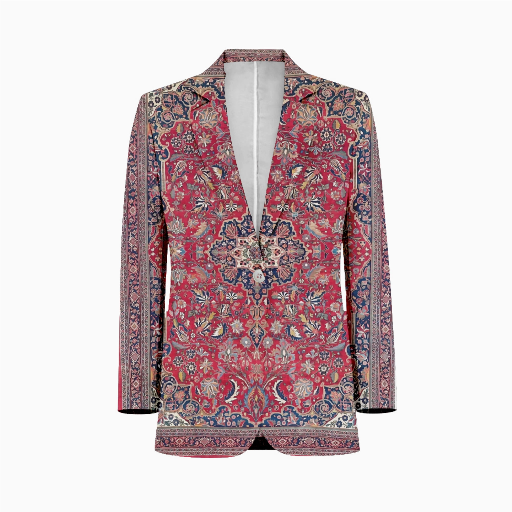 Traditional Luxury Dark Red Customized Men's Suits full man Shawl Collar Gentleman Suits for ...