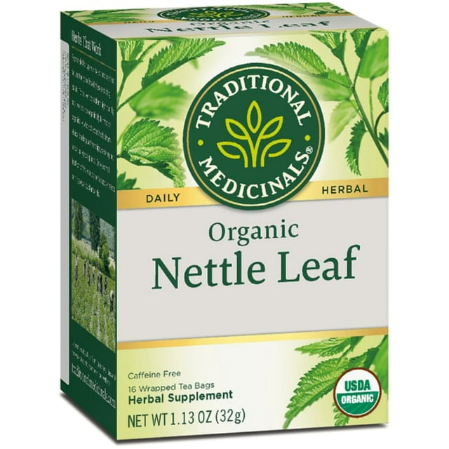 Traditional Medicinal Nettle Leaf, Organic Tea Bags, 16 Count - Walmart.com