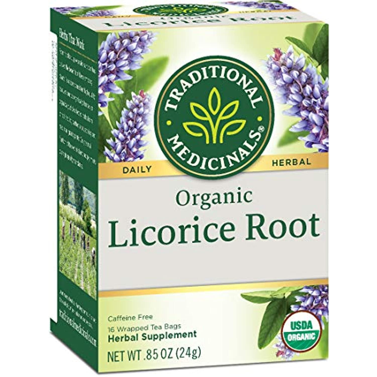 Traditional Medicinals Herbal Tea Organic Licorice Root 16ct (2 Pack ...