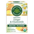 Traditional Medicinals Organic Ginger Chamomile Herbal Tea Bags 16 ct ...