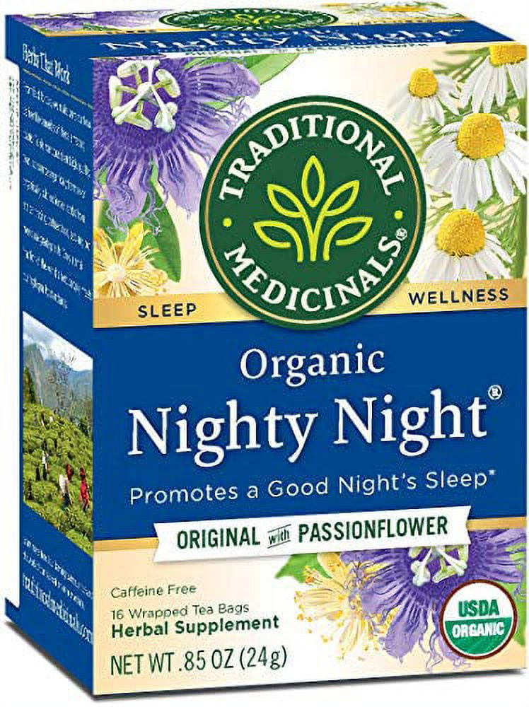 Traditional Medicinals Organic Nighty Night with Passionflower Herbal ...