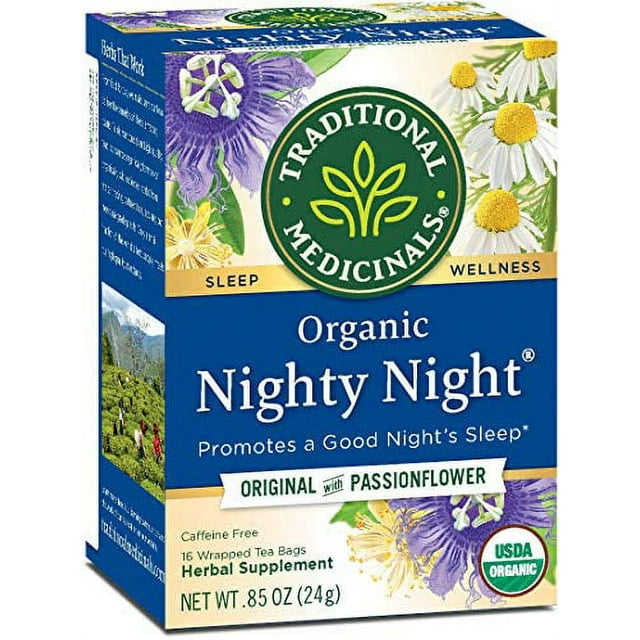 Traditional Medicinals Organic Nighty Night with Passionflower Herbal ...