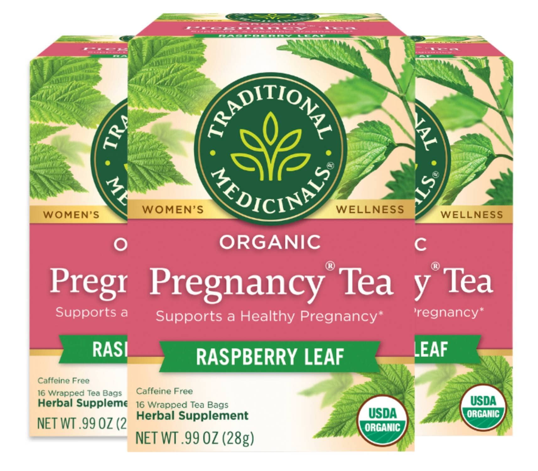 Traditional Medicinals Organic Pregnancy Tea Raspberry Leaf Herbal Tea ...