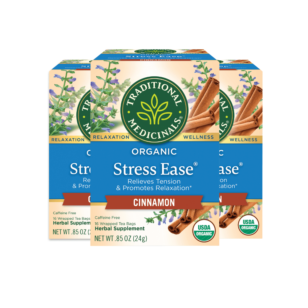 Traditional Medicinals Stress Ease Relaxation Tea Organic 16 CT ...