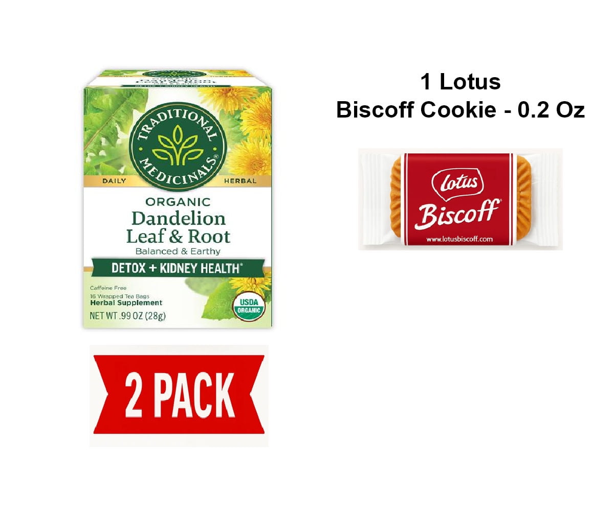 Traditional Medicinals Tea, Organic Dandelion Leaf & Root, Supports ...