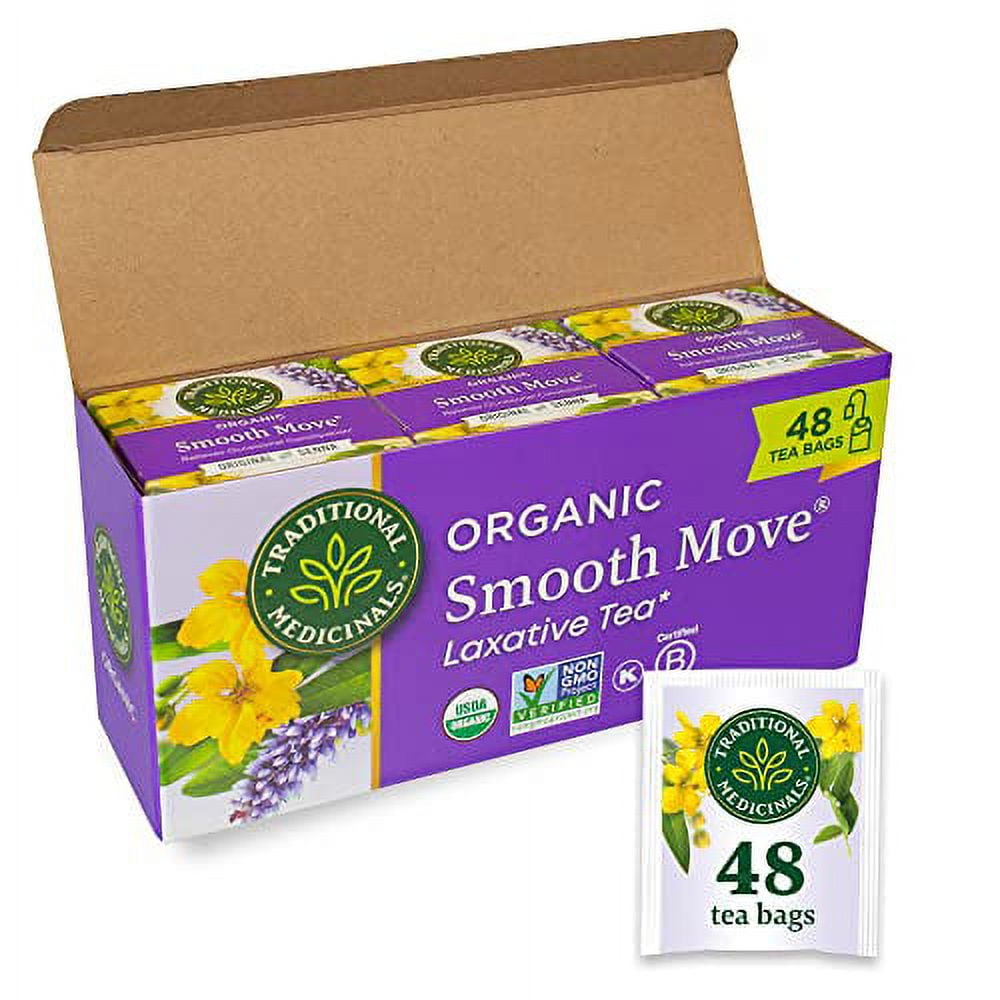 Traditional Medicinals Tea, Organic Smooth Move, Relieves Occasional ...