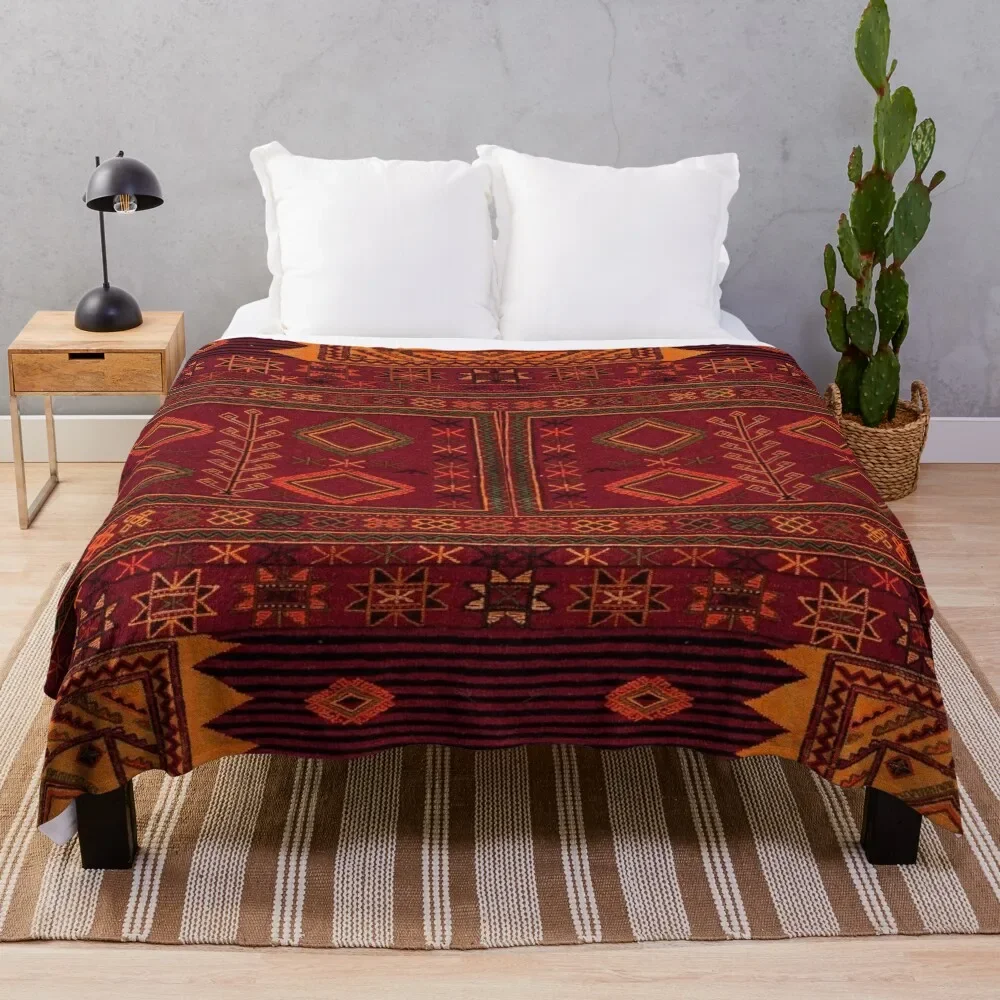 Traditional Moroccan Artwork Design Throw Blanket Furrys for winter ...