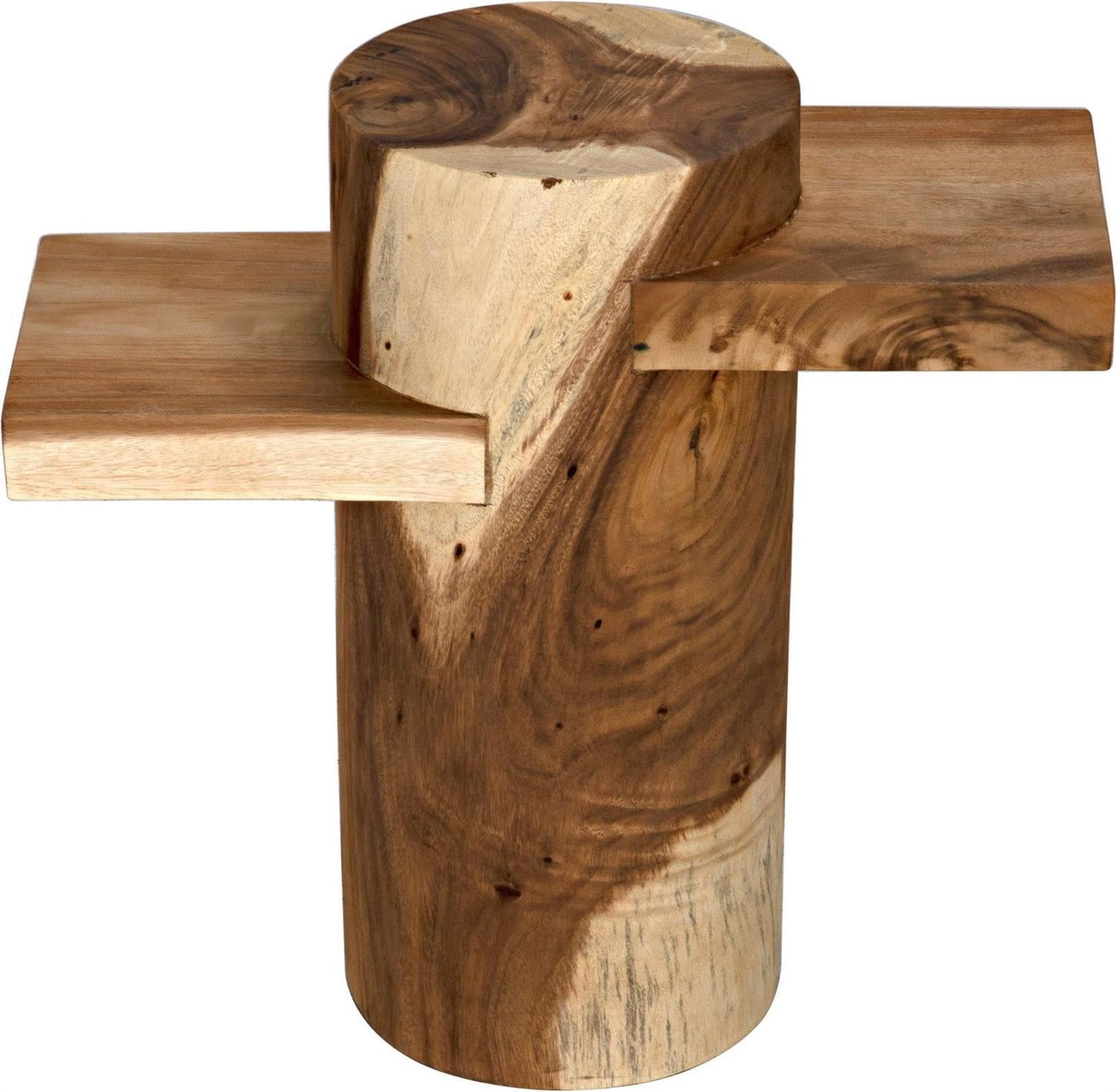 Traditional Munggur Wood Side Table-Tabula Collection - Walmart.com