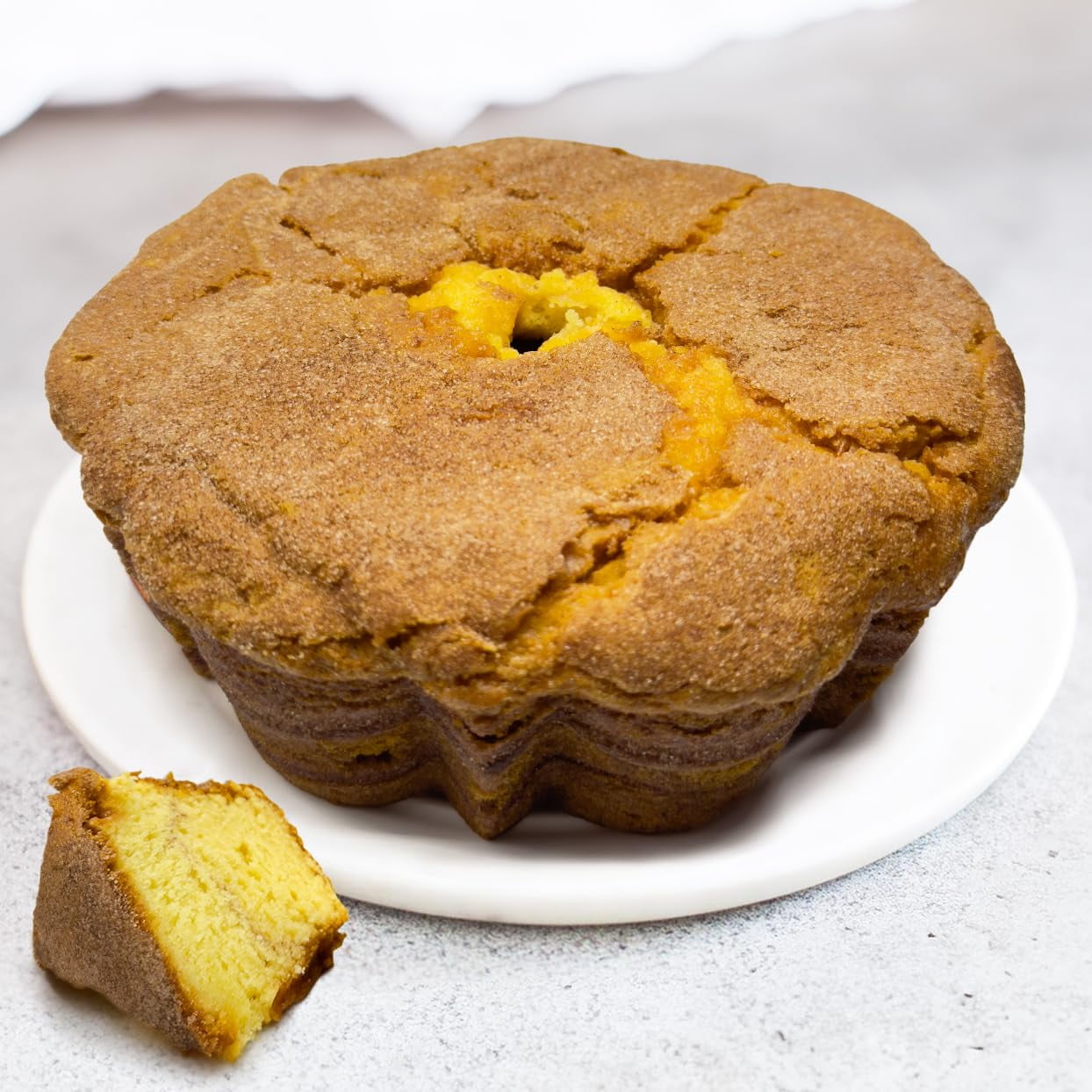 Traditional No Walnut Cinnamon Coffee Cake - Topped with Cinnamon ...