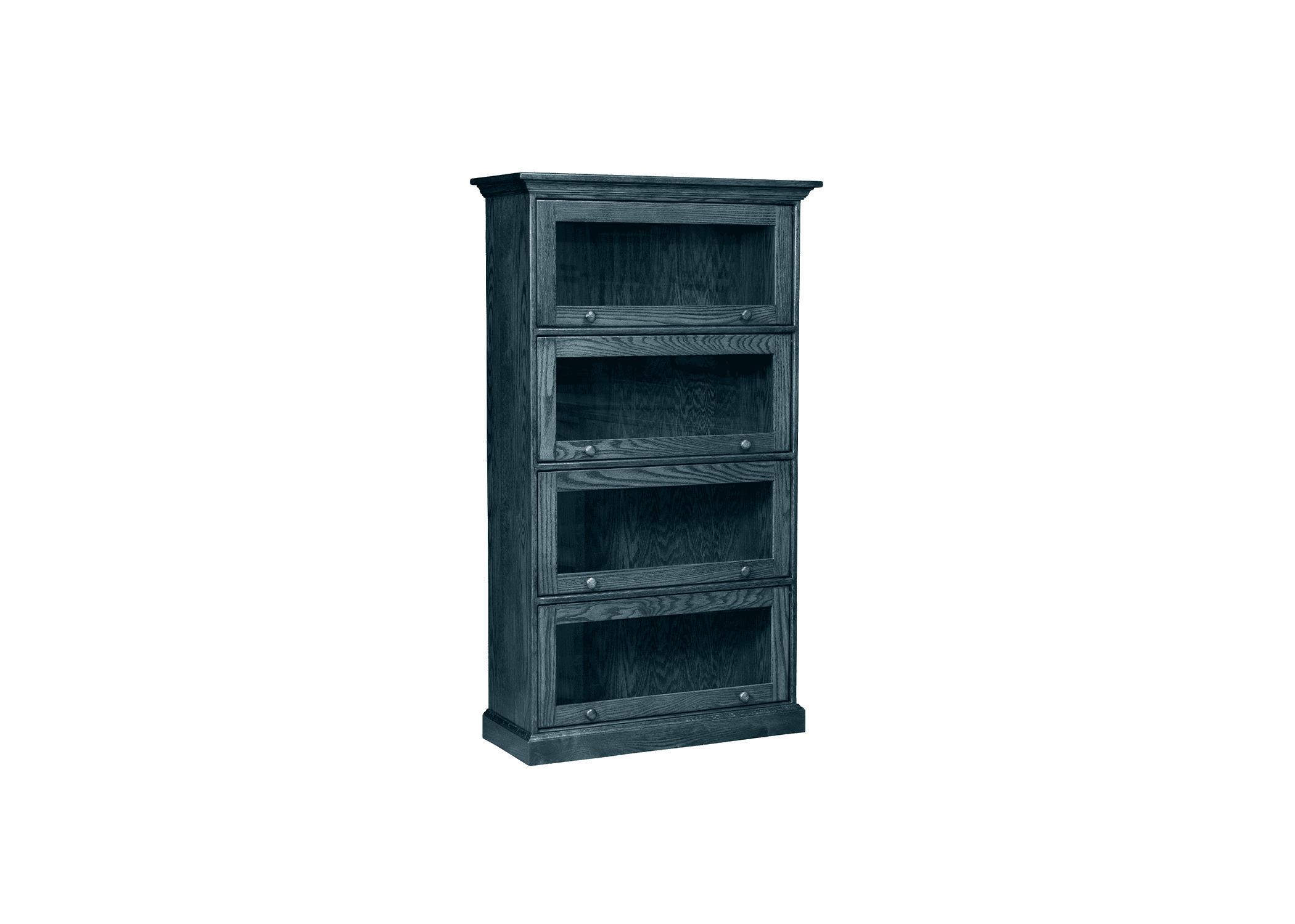 Traditional Oak 4 Door Lawyer Bookcase - Walmart.com
