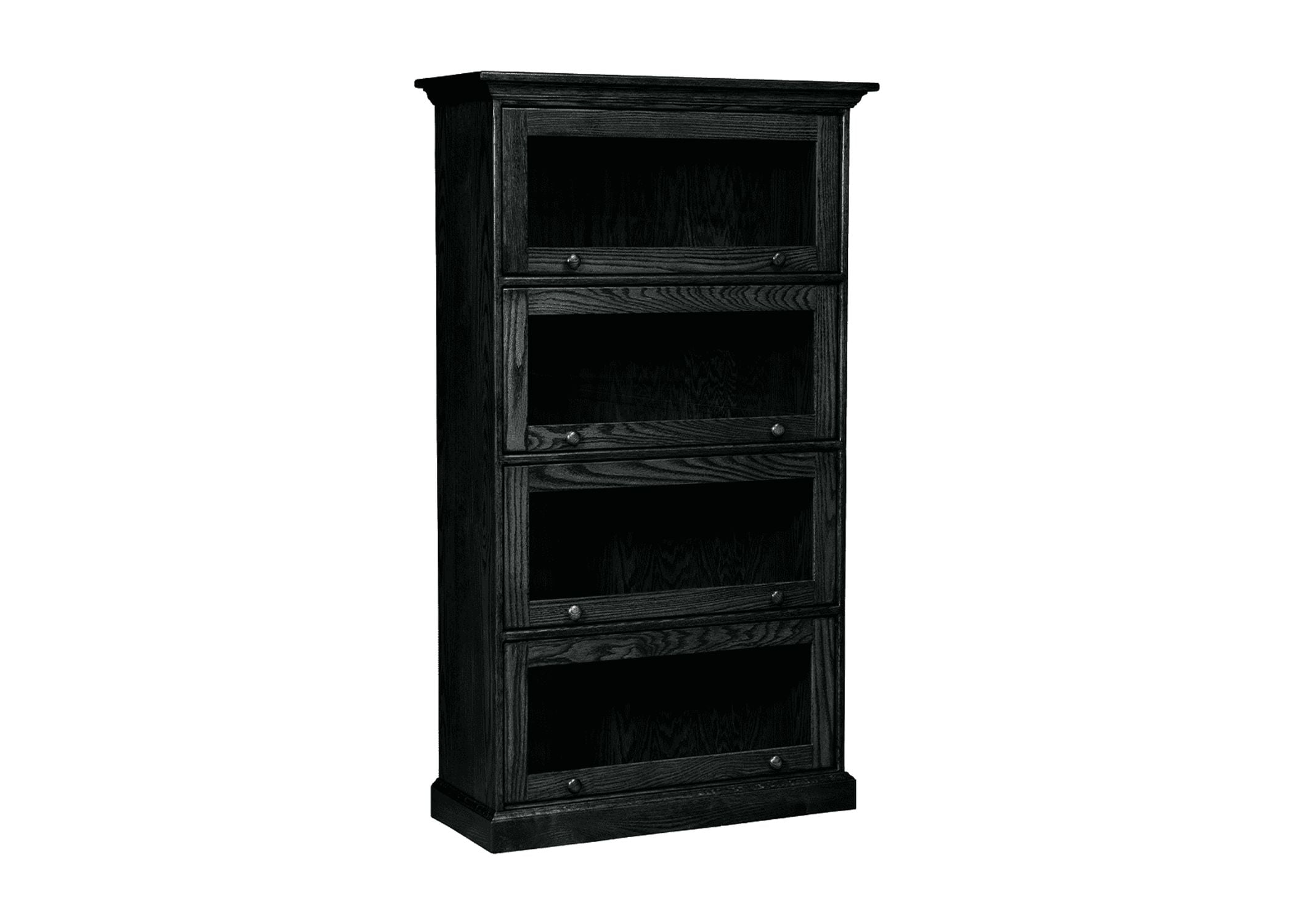 Traditional Oak 4 Door Lawyer Bookcase - Walmart.com