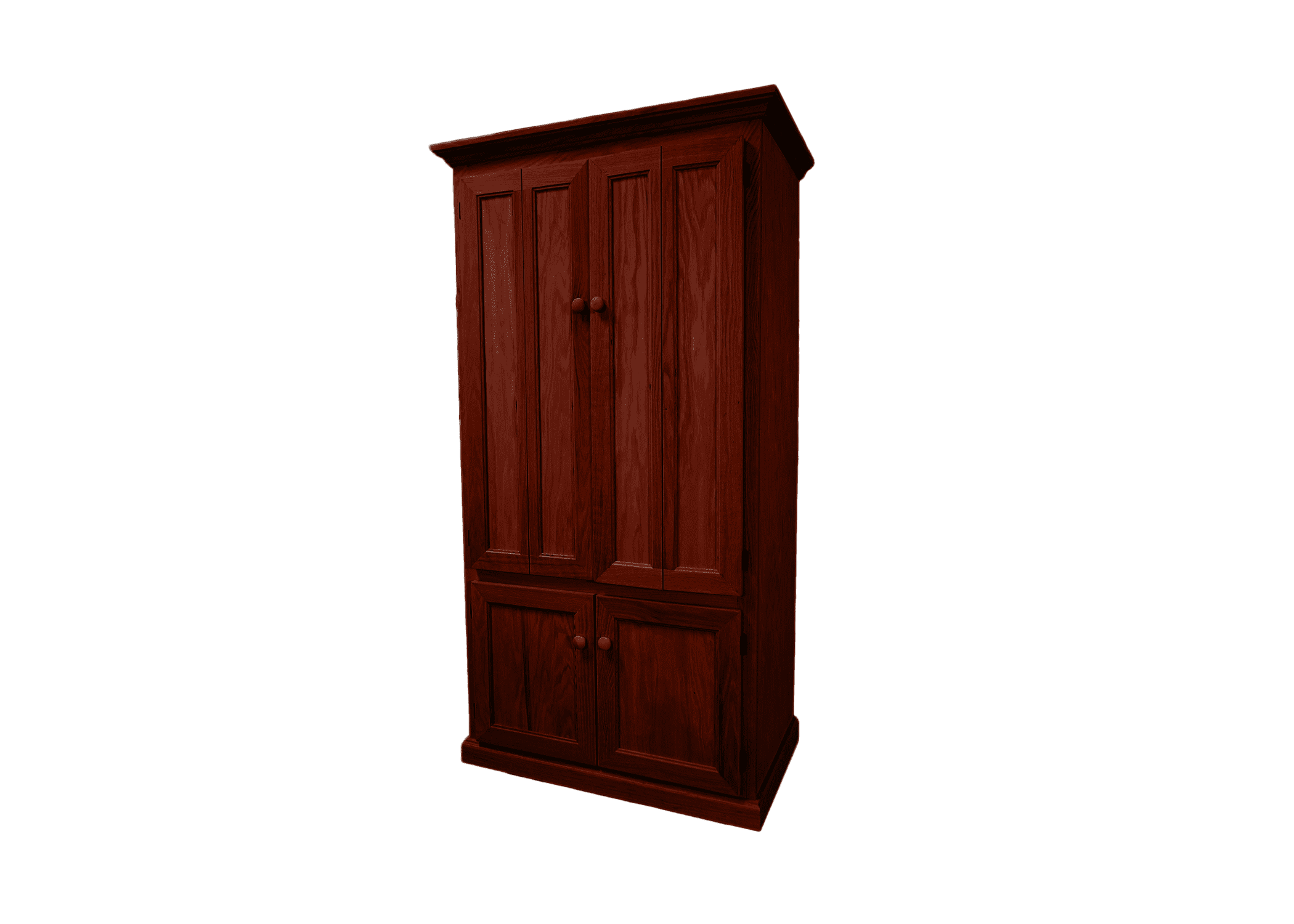 Traditional Oak Computer Armoire Desk - Walmart.com