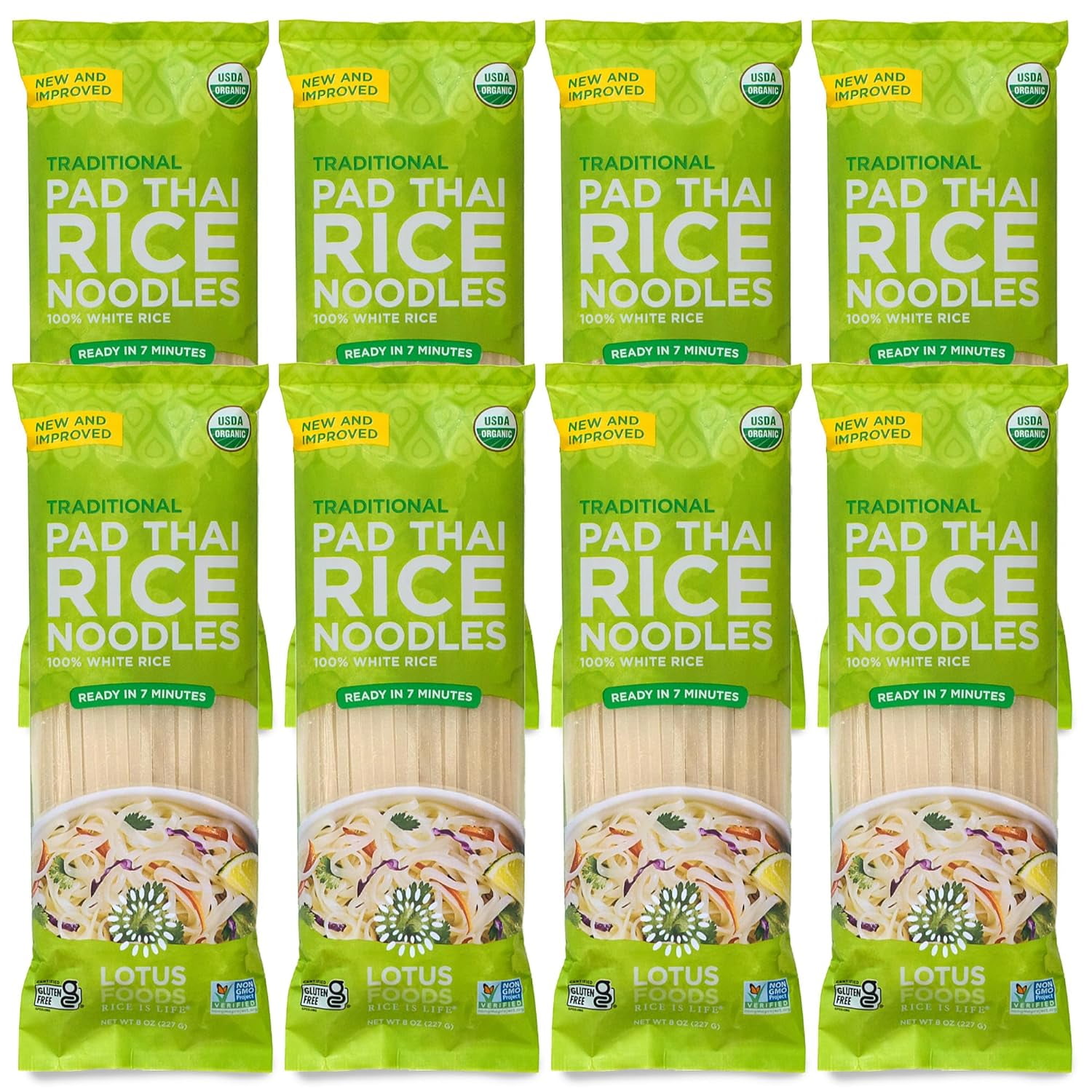 Traditional Pad Thai Rice Noodles - Pad Thai Noodles, Asian Noodles ...