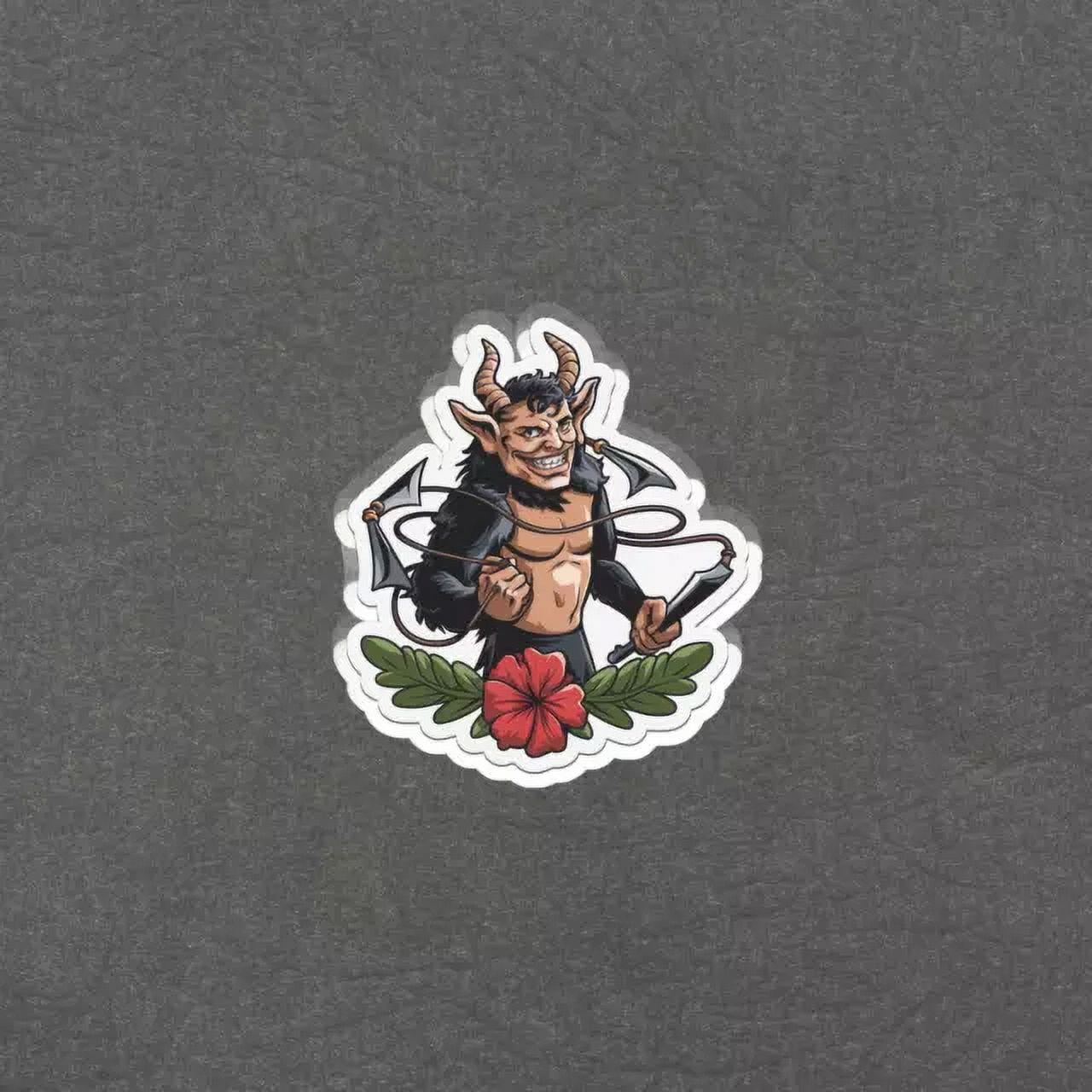 Traditional Panther Tattoo Flash Sticker - Colorful Old School ...