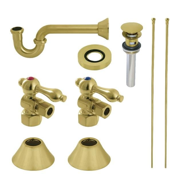 Traditional Plumbing Sink Trim Kit with P-Trap & Overflow Drain ...
