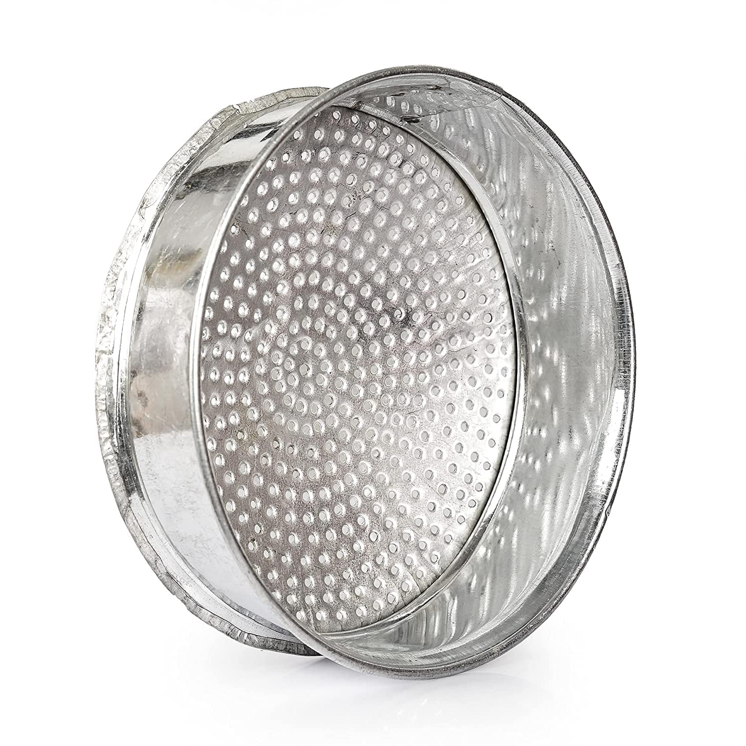 Traditional Pure Iron Wheat Strainer, Large | Sieve, Chalni, Gehu ...