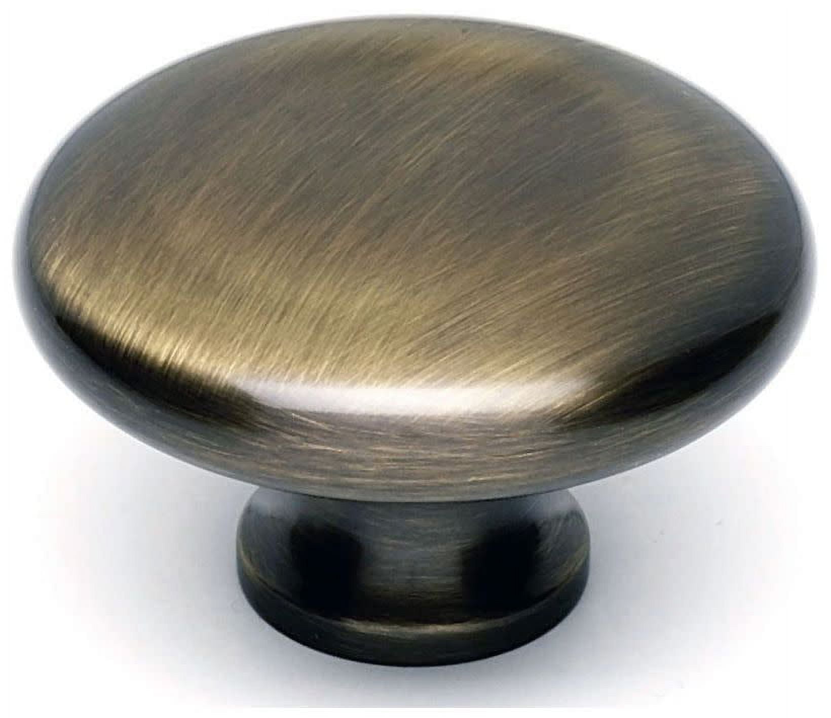 Traditional Round Knob, Antique English, 1.25" H x 1.75" W x 0.81" D ...