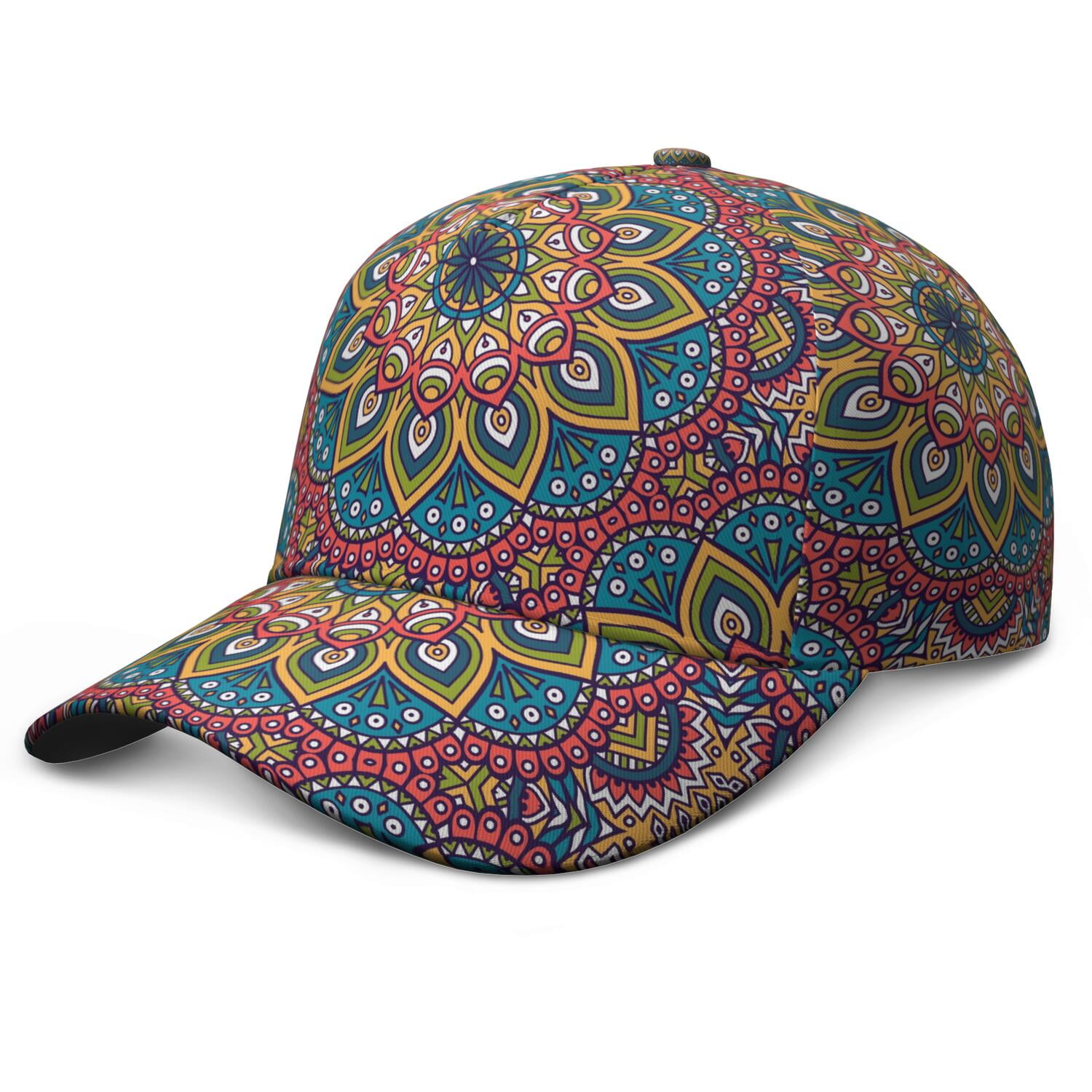 Traditional Sacred Mandala Baseball Cap – Ethnic Boho Dad Hat with ...