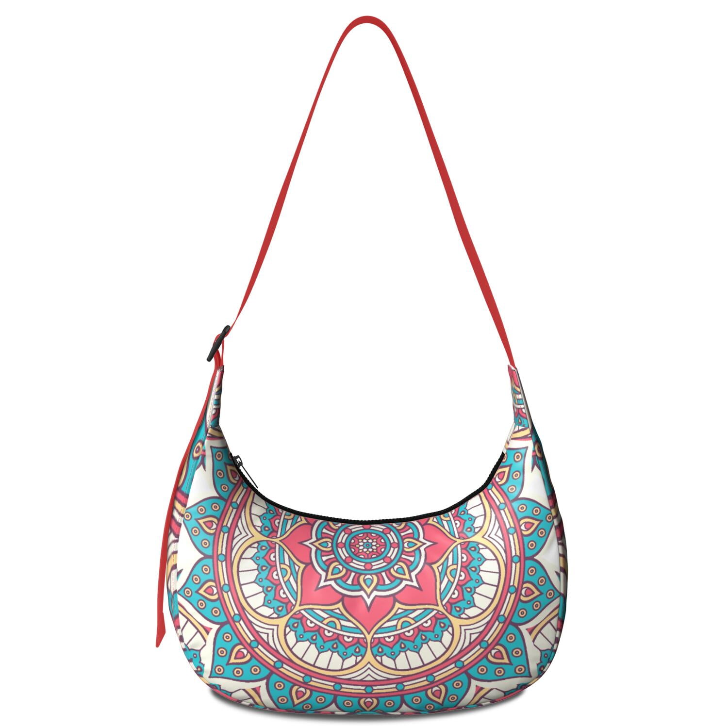 Traditional Sacred Mandala Purse Ethnic Folk Shoulder Bag with Boho ...