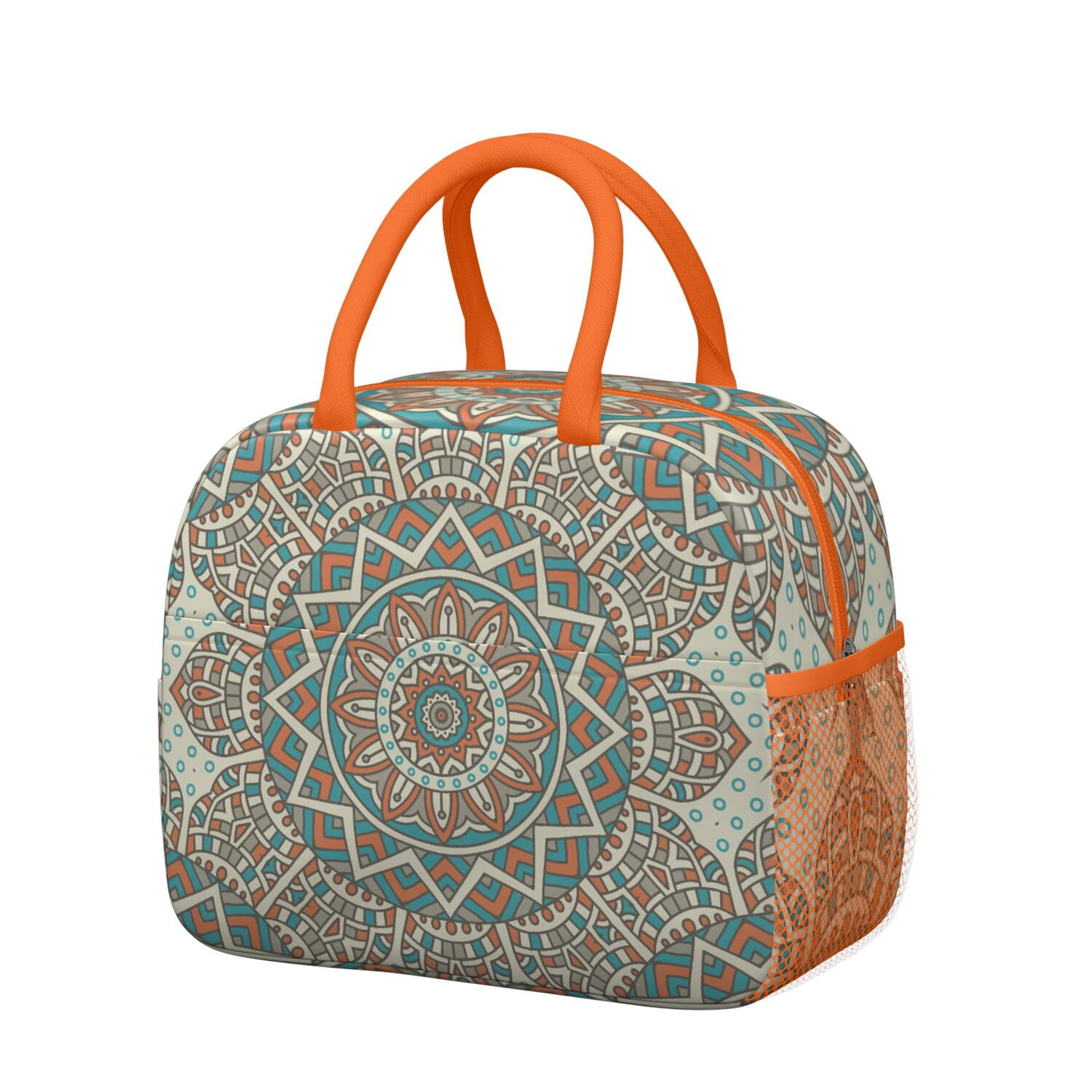 Traditional Sacred Mandala Thermal Lunch Bag - Waterproof, Reinforced ...