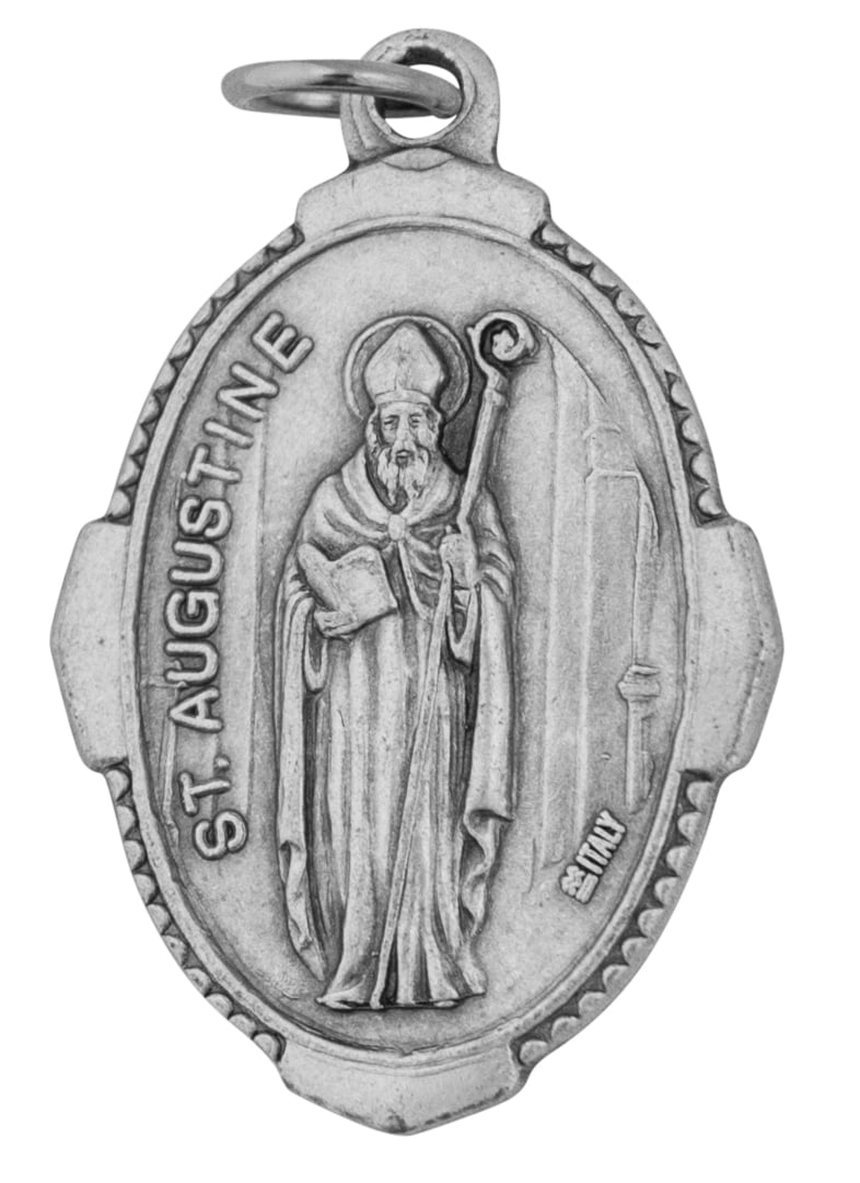 Traditional Saint Medal (Saint Augustine) - Walmart.com