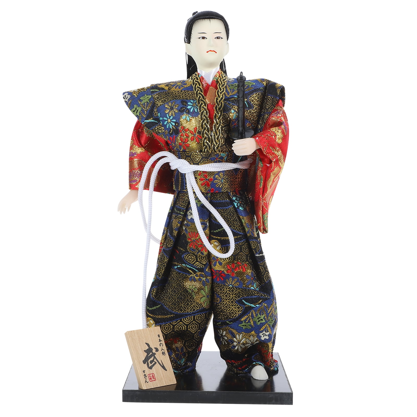 Traditional Samurai Doll Japanese Style Doll Decorative Samurai Doll ...