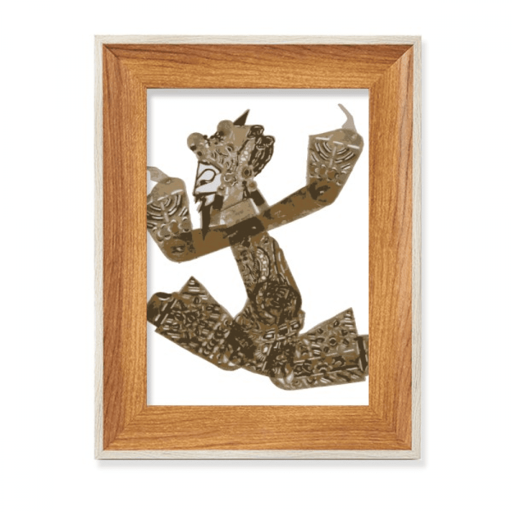 Traditional Shadow Play Decorative Painting Desktop Wooden Photo Frame ...