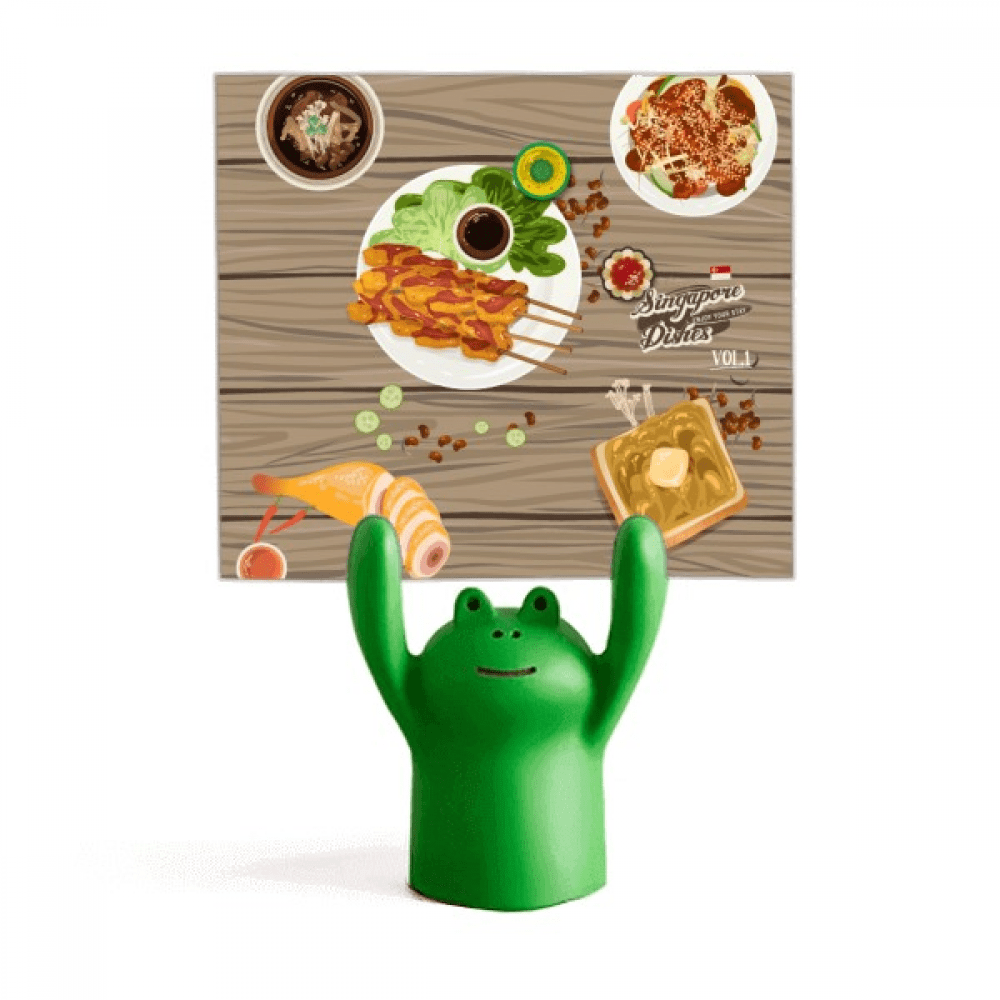 Traditional Singapore Crusine Memo Holder Cartoon Animal Frog Stand ...