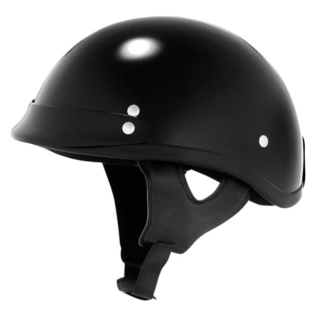 Traditional Solid Half Shell Helmet, Black - Medium - Walmart.com