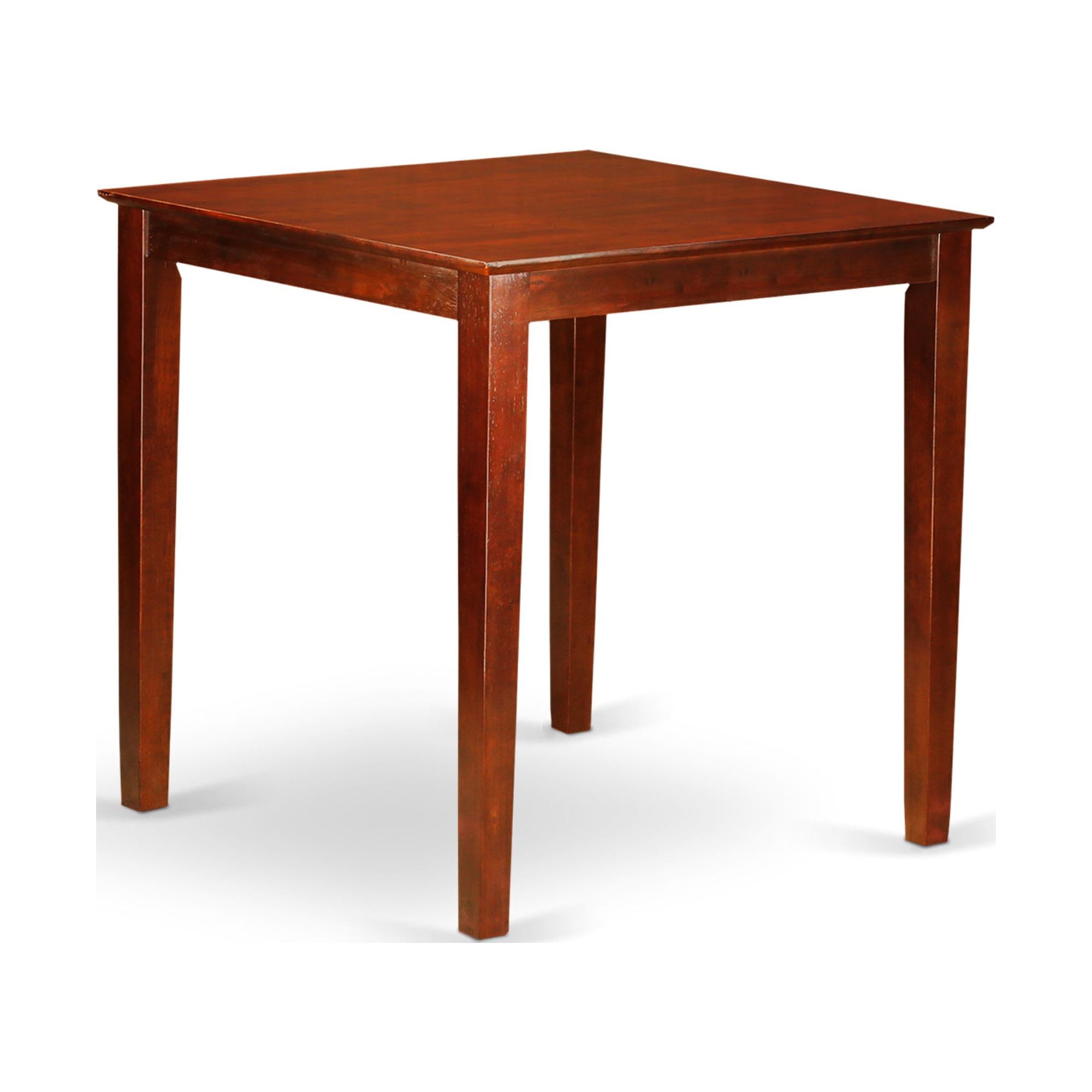 Traditional Style 5 Pc Counter Height Dining Set - Brown Finish, Asian ...