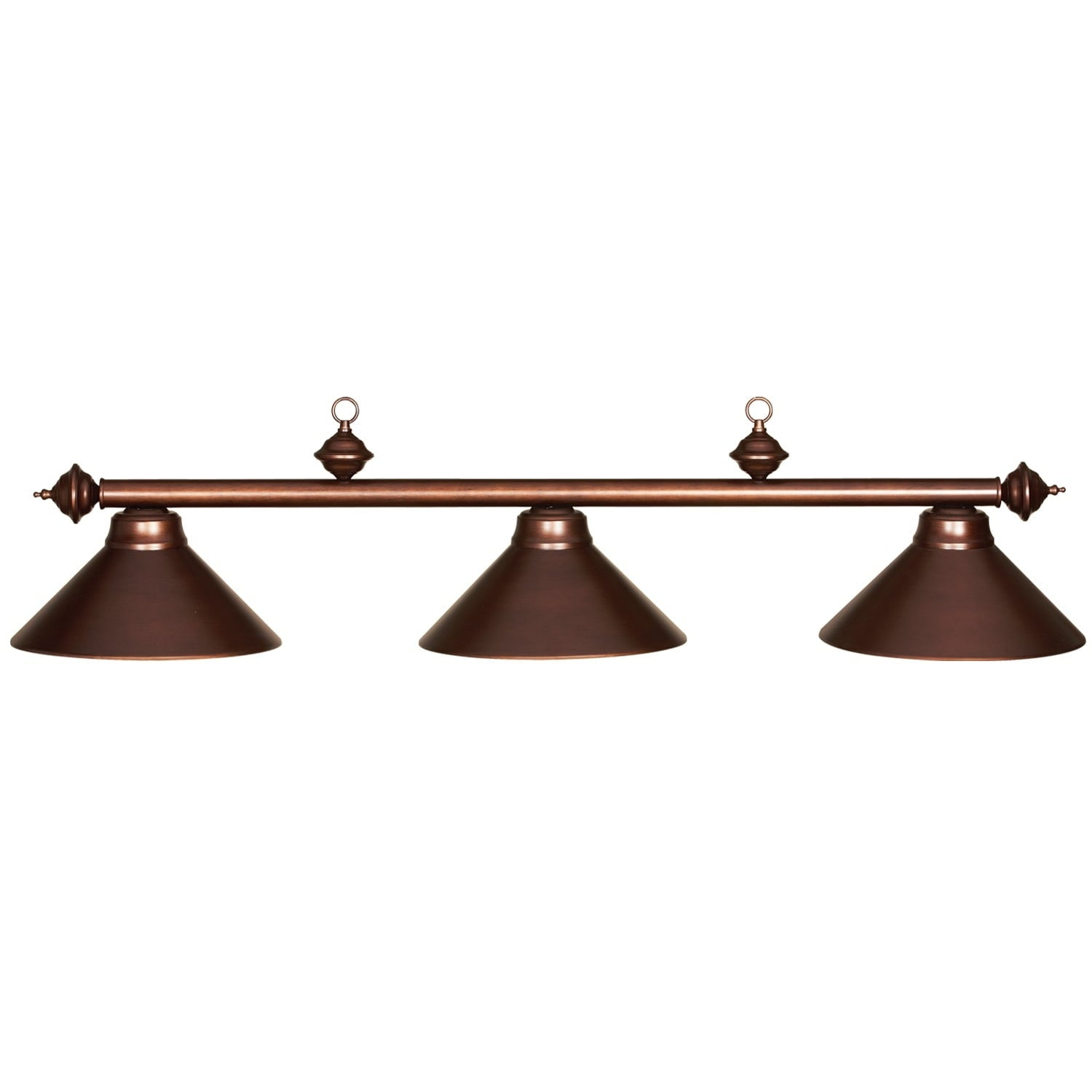 Traditional Style 54" 3-Light Billiard Pendant Light - Cappuccino ...