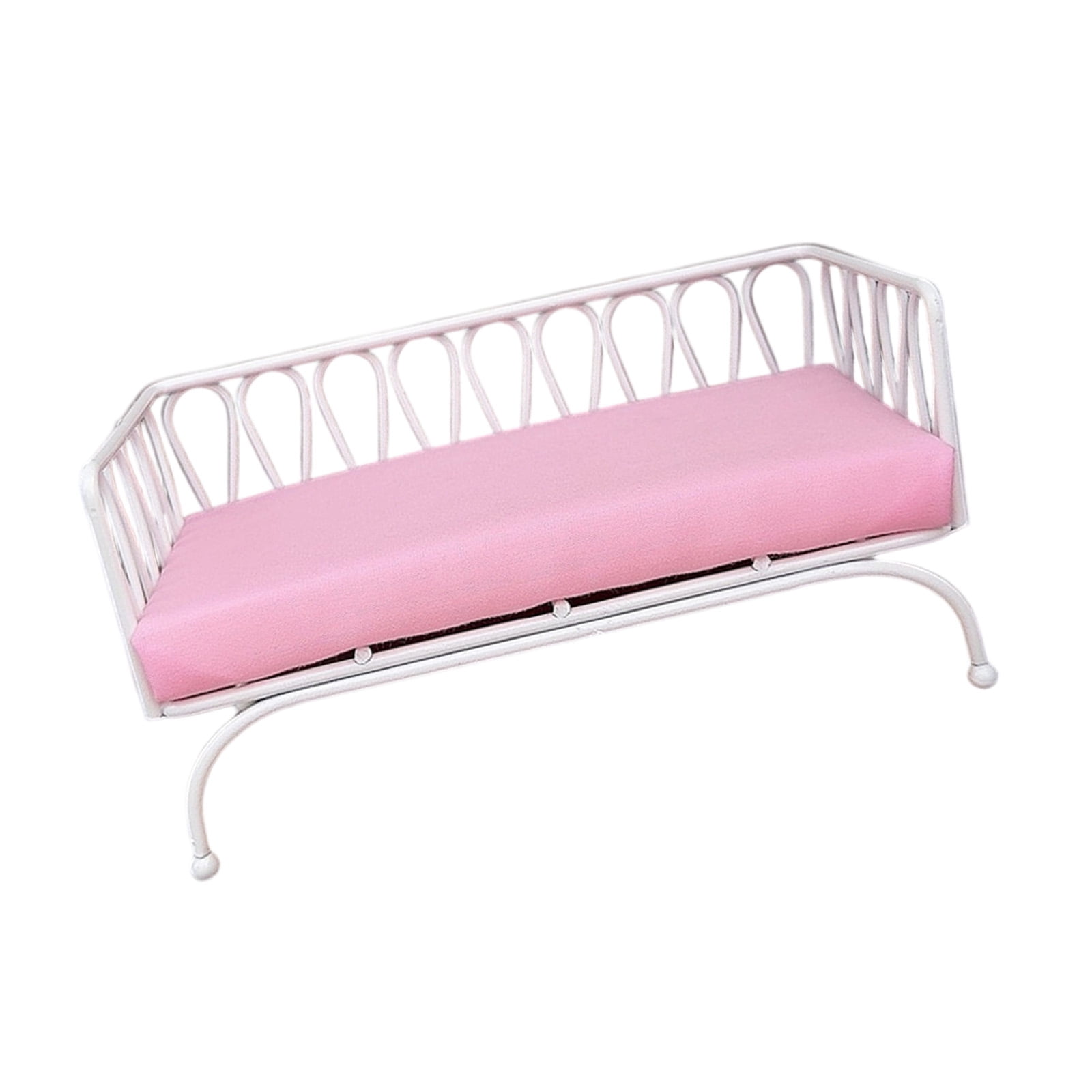 Traditional Tiny Sofa Stool Iron Building And Fabric Covering For ...