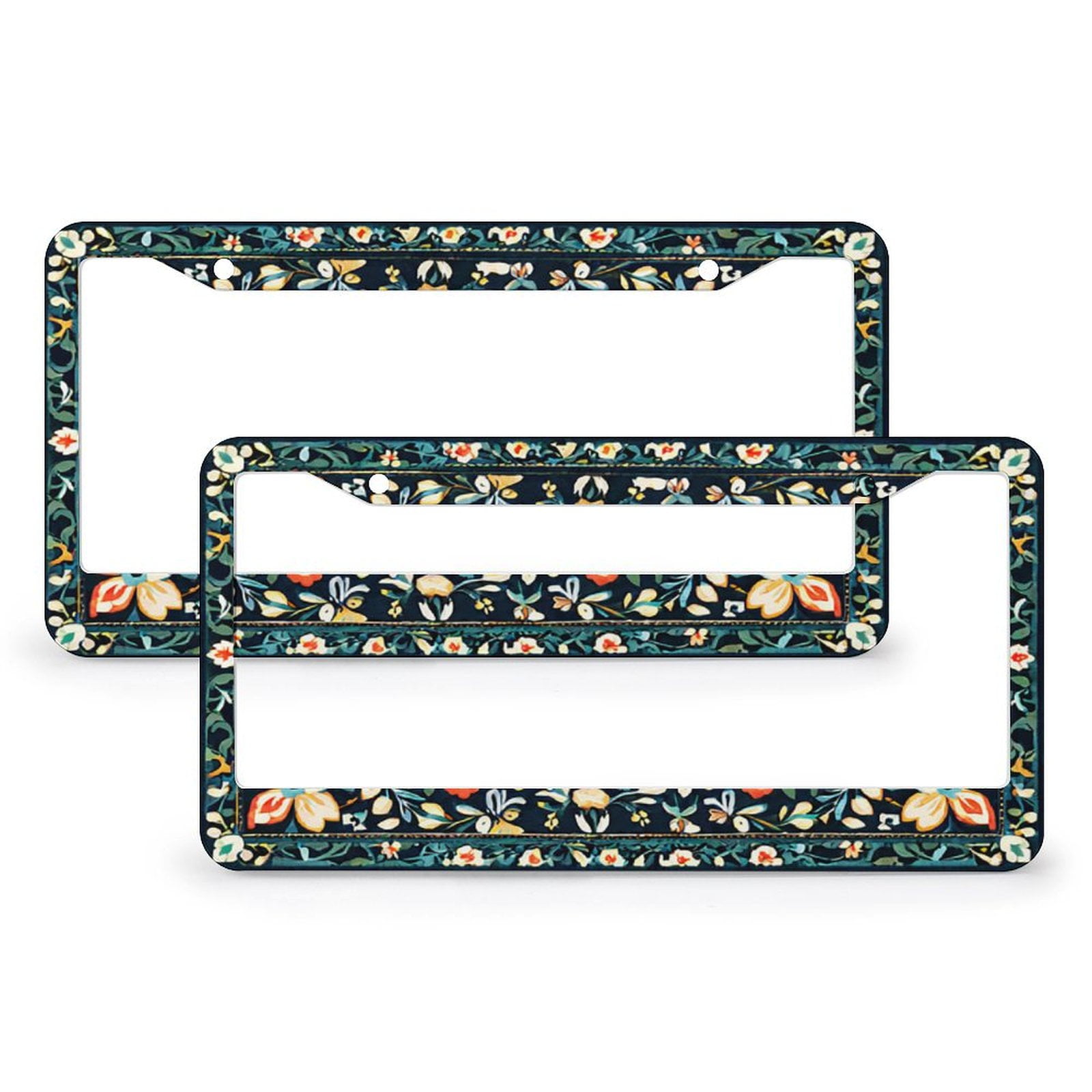 Traditional Tribal Boho License Plate Frame - 2 Pack License Plate ...