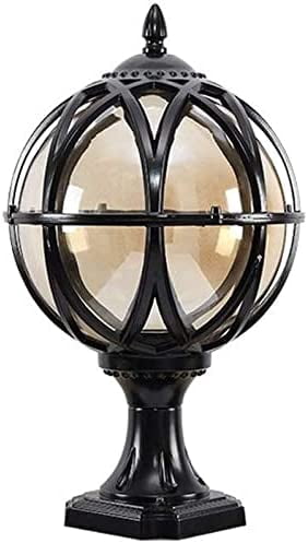 Traditional Victorian Globe Column Light Lantern Classic Aluminium Die ...