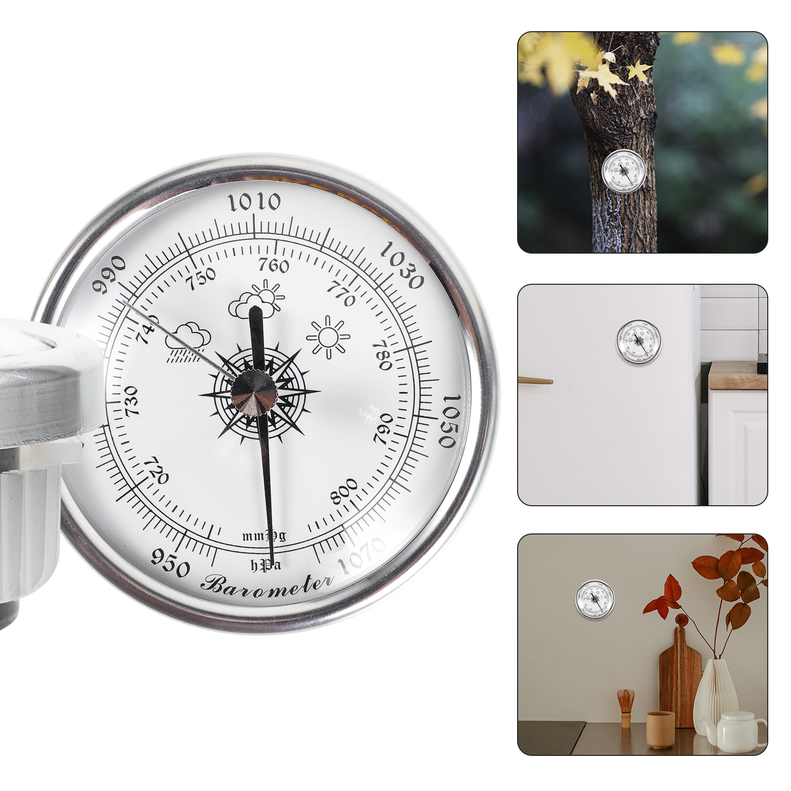 Traditional Weather Barometer Portable Barometer Tool Wall-mounted ...
