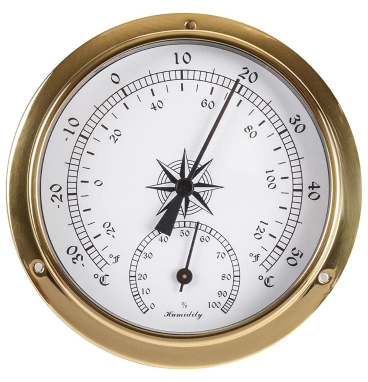 Traditional Weather Station, Barometer, Thermometer, Hygrometer, Clock ...