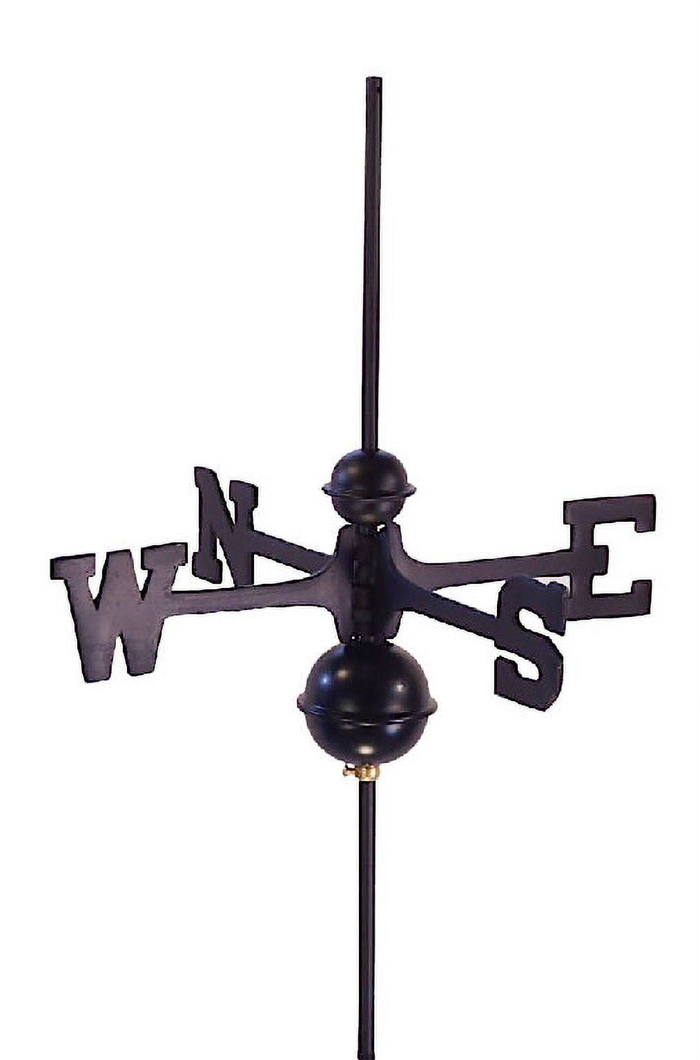 Traditional Weathervane Assembly Kit- Small Black Aluminum - Walmart.com