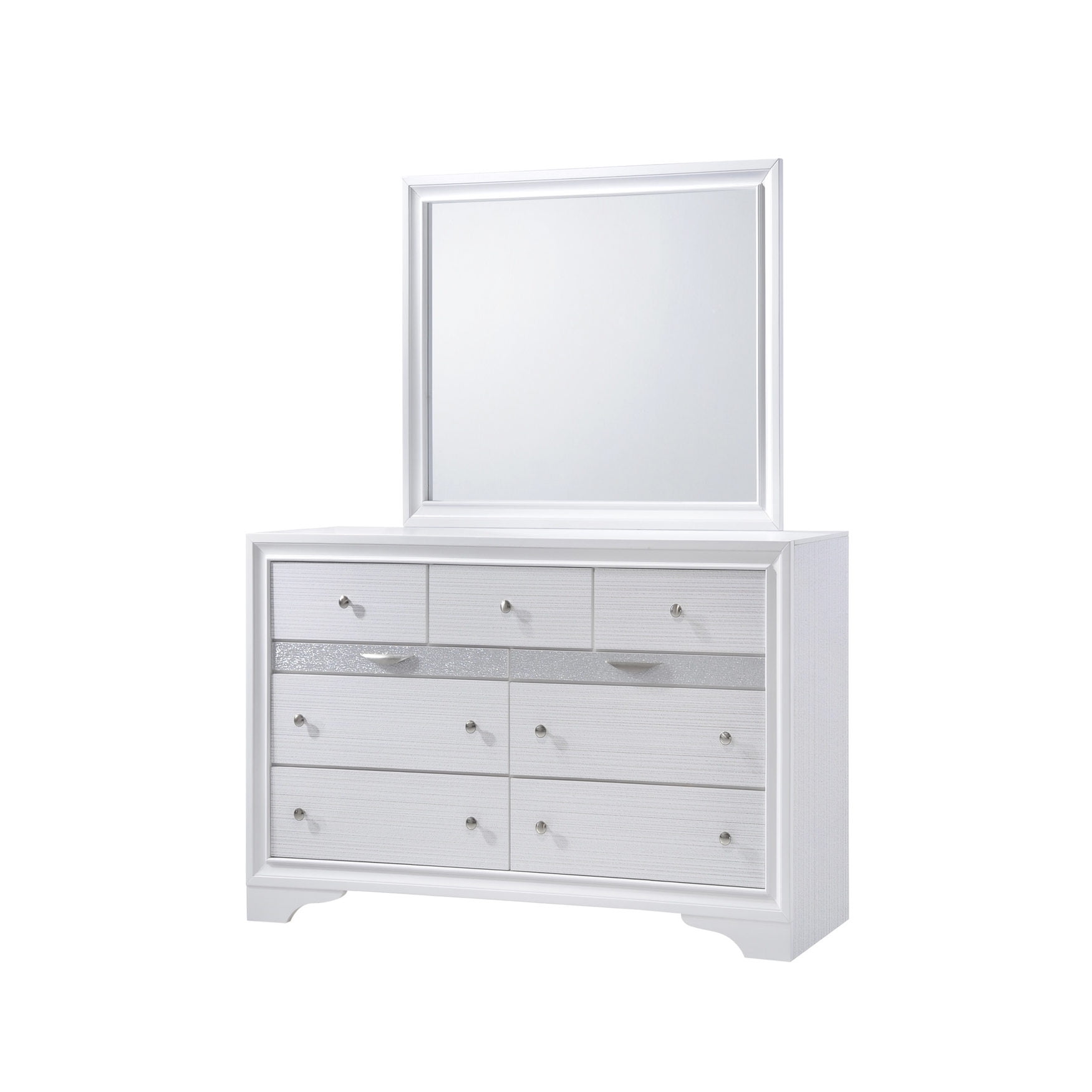 Traditional Wood Dresser - Seven Utility Drawers for Organization ...
