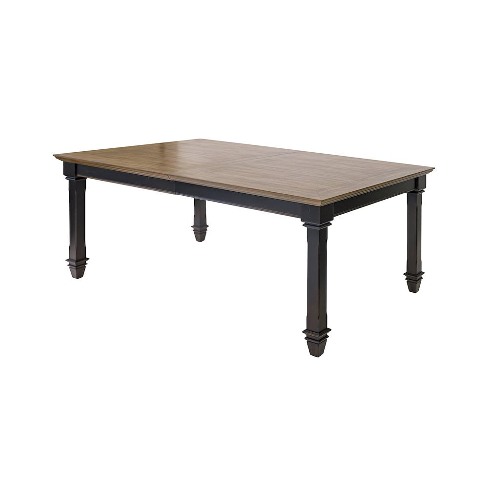 Traditional Wood Kitchen Extension Dining Table Dining Table Black ...