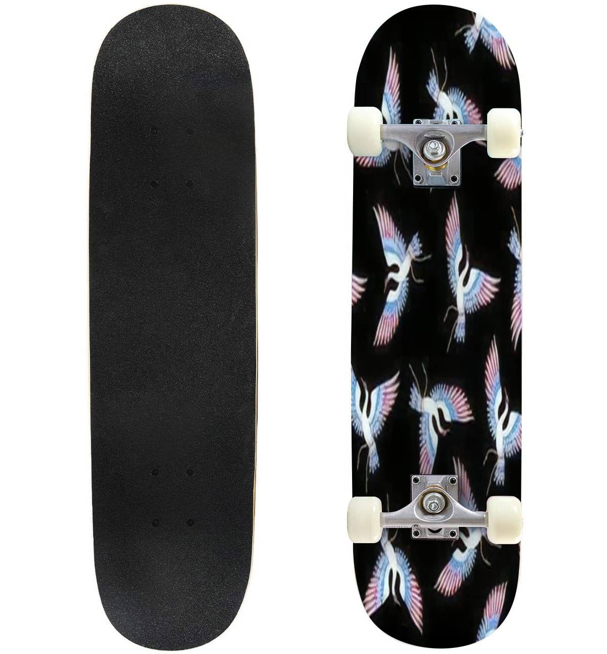 Traditional kimono motifs japanese Girl Outdoor Skateboard Longboards ...