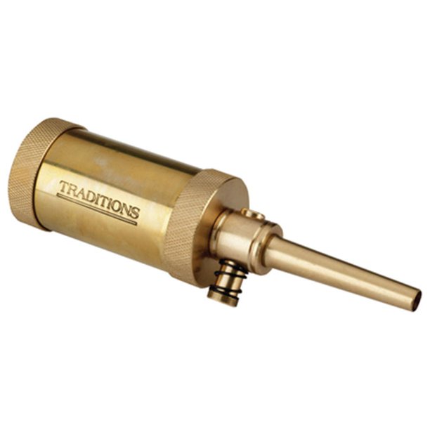 Traditions Compact Tubular Field Flask With Valve, Solid Brass ...