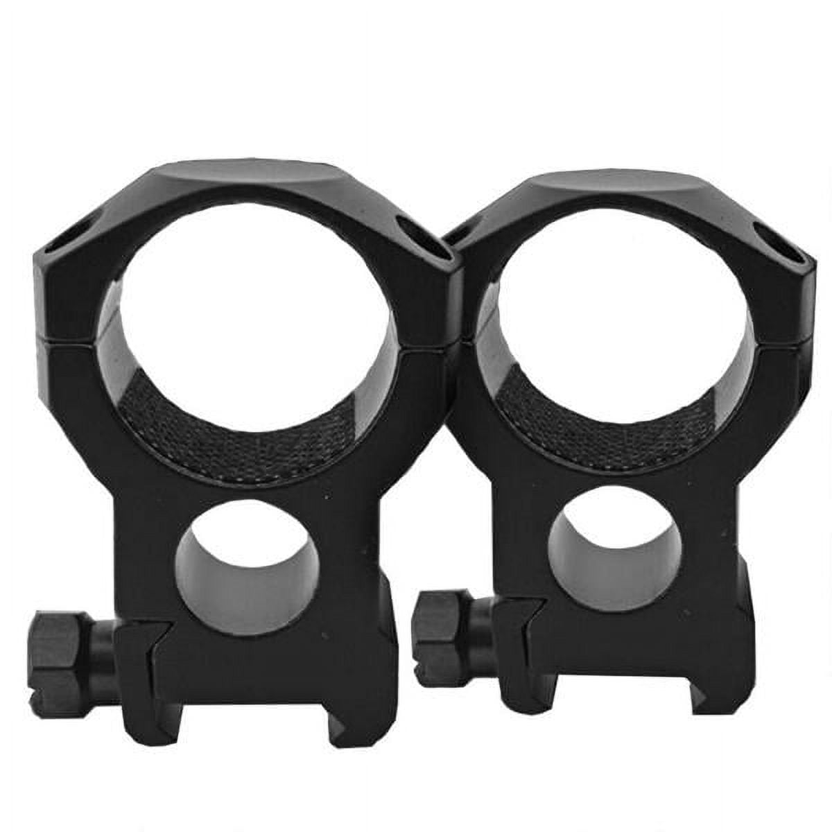 Traditions Matte Black Extra High 30mm Scope Rings with 4 Screws Heavy ...