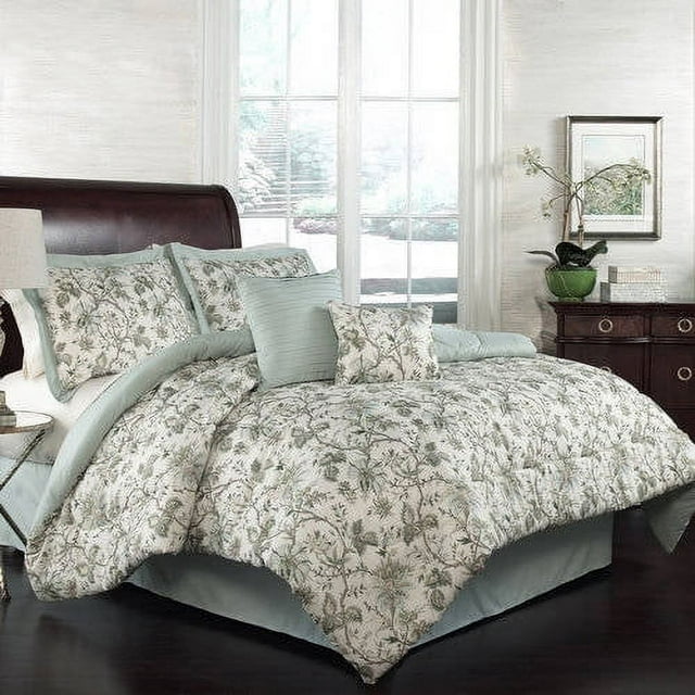 Traditions by Waverly Floral Comforter Bedding Sets, Felicite 6-Piece ...