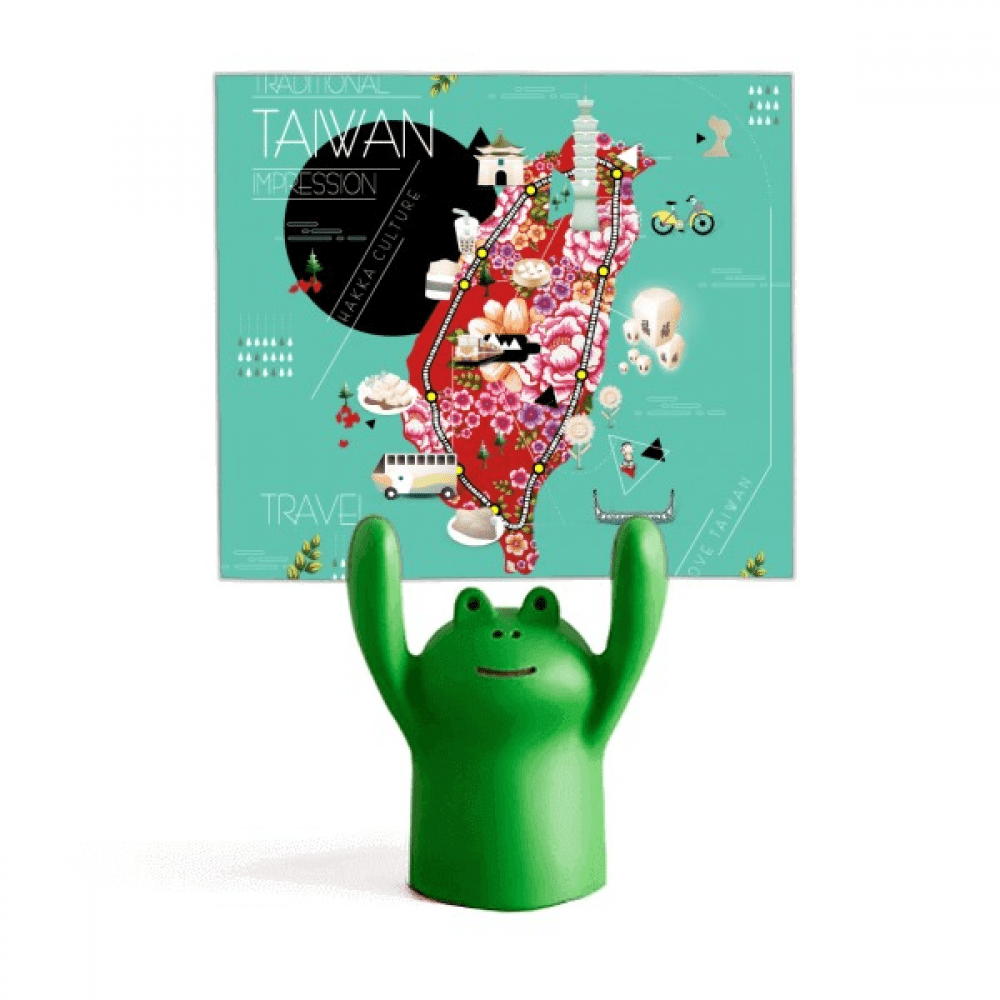 Traditonal Taiwan Impression Memo Holder Cartoon Animal Frog Stand ...