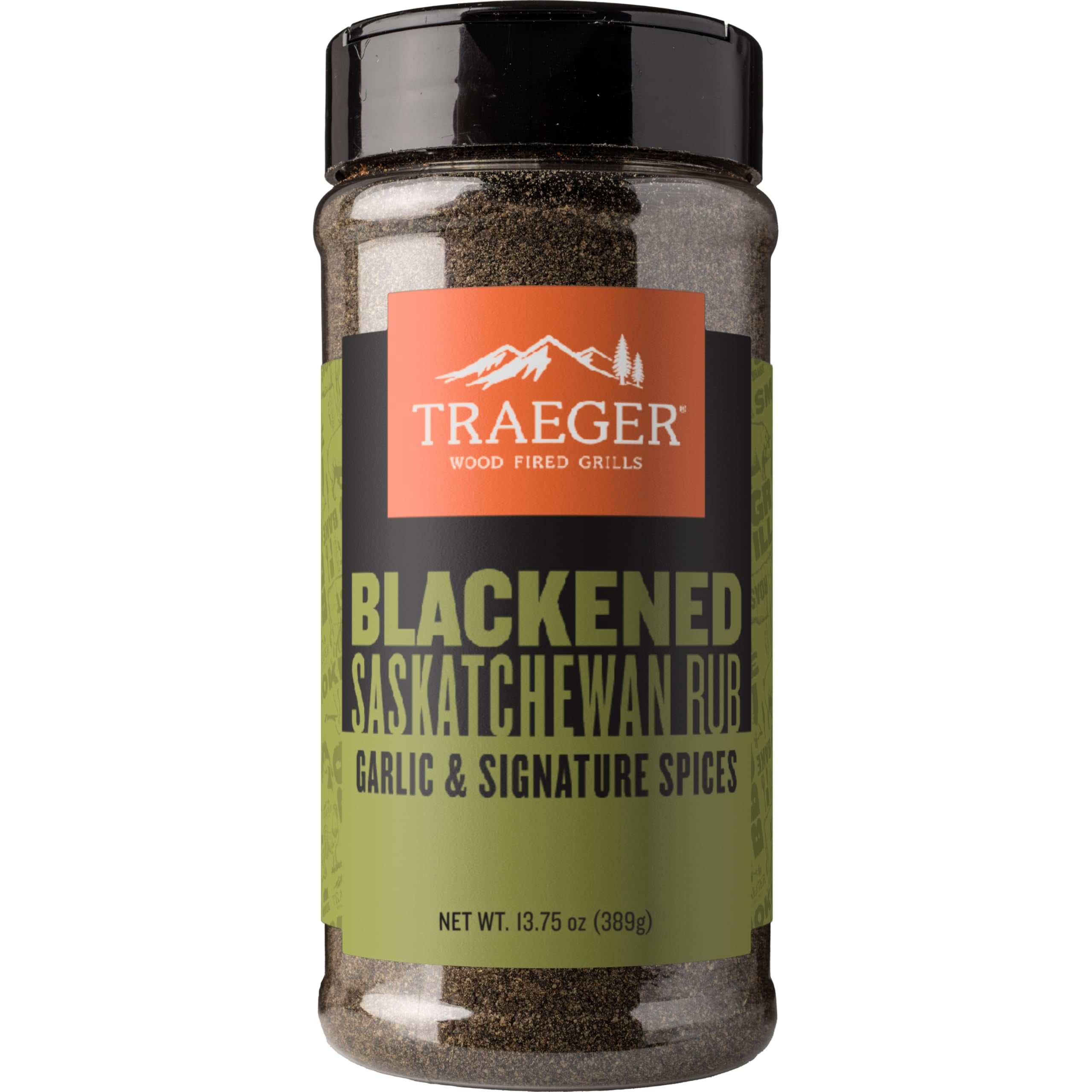 Traeger Blackened Saskatchewan Rub SAF21 With Garlic & Signature Spices ...
