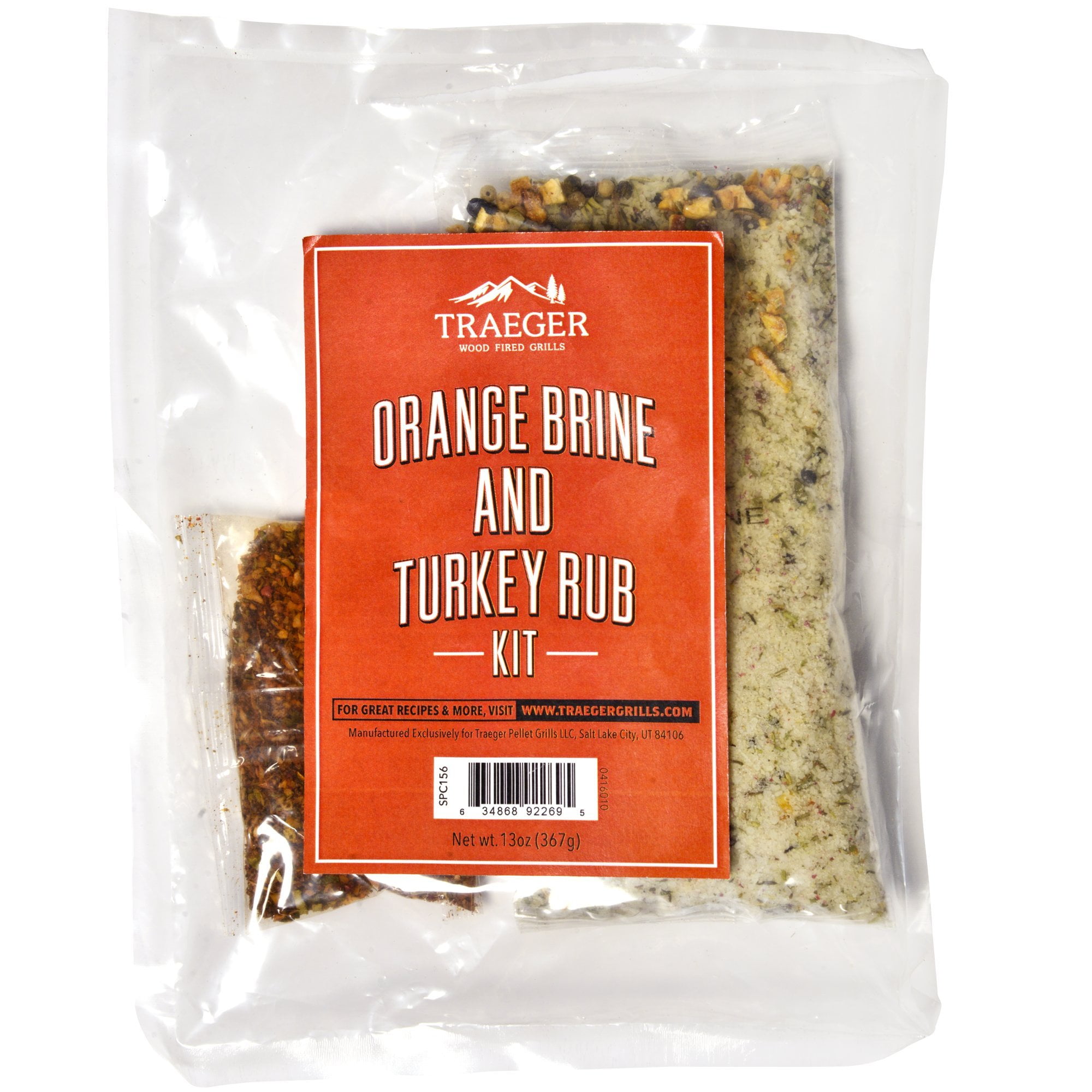 Traeger Pellet Grills SPC206 AIF4 Brine and Rub Kit , 13.00 Ounce (Pack ...
